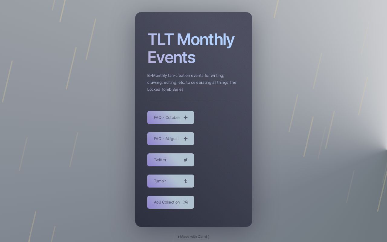 TLT Monthly Events